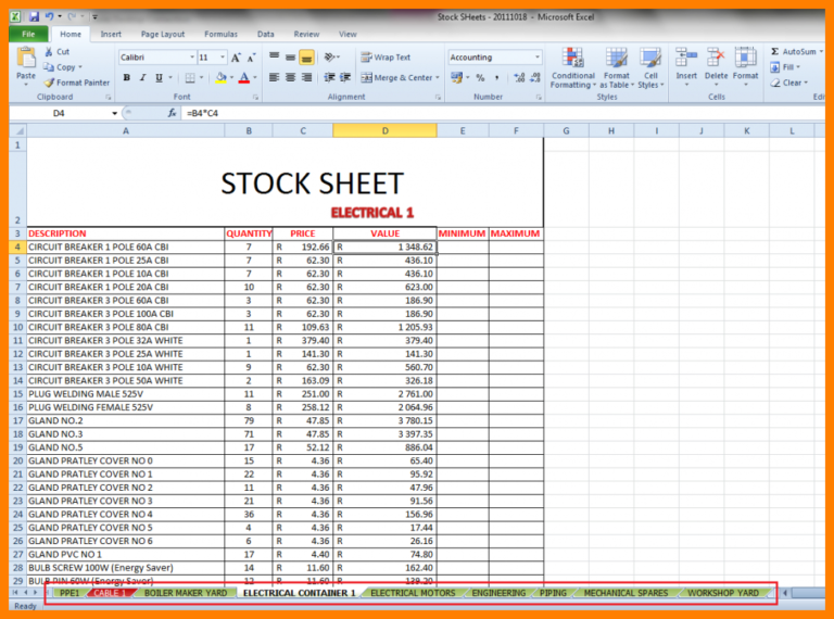 Credit Control Excel Spreadsheet — db-excel.com