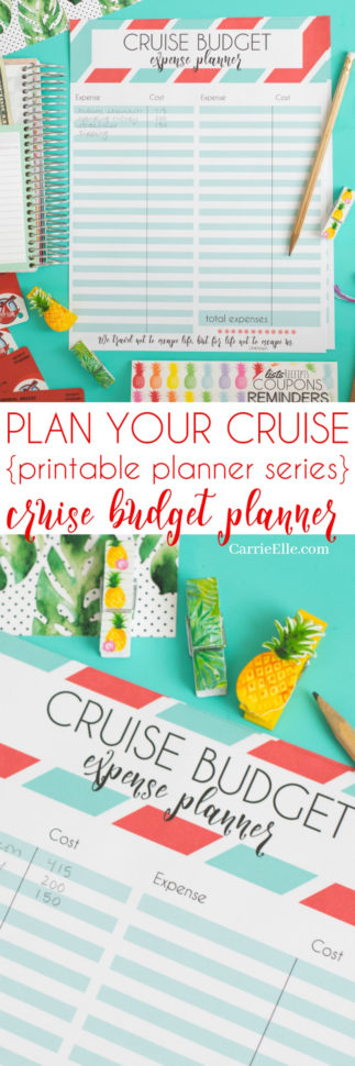 Cruise Budget Spreadsheet inside Cruising On A Budget Printable Cruise ...