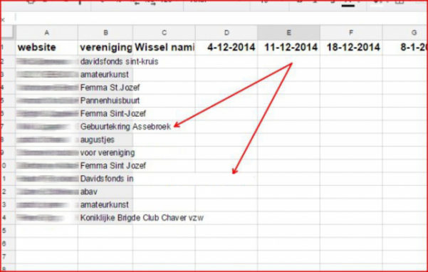 Cursus Google Spreadsheets inside Google Drive: Spreadsheettekst Afbreken In Een Kolom Tips — db ...