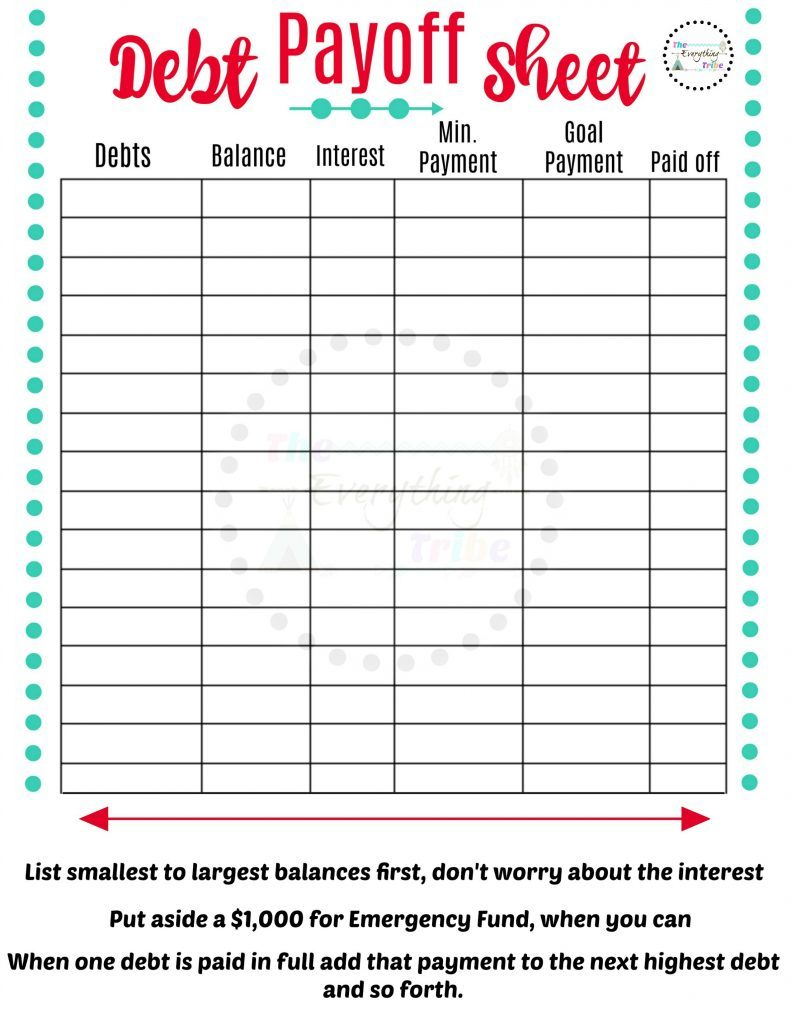 Debt Free Spreadsheet Inside Freebies Archives The Everything Tribe You Debt Free Spreadsheet Inside Freebies Archives The Everything Tribe You