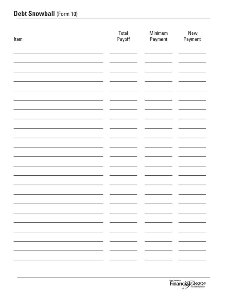Debt Spreadsheet pertaining to 38 Debt Snowball Spreadsheets, Forms ...