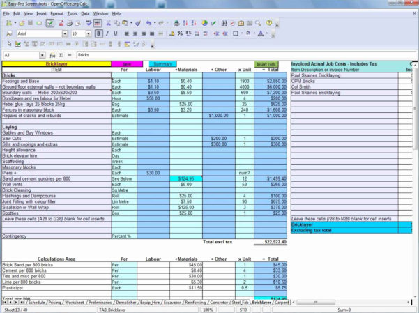 Demolition Estimating Spreadsheet — db-excel.com Demolition Estimating Spreadsheet — db-excel.com
