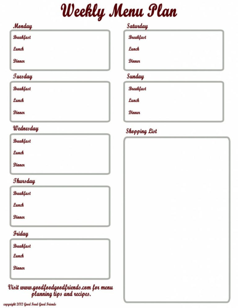 Diet Plan Spreadsheet intended for Diabetic Meal Plan Printable Diet ...
