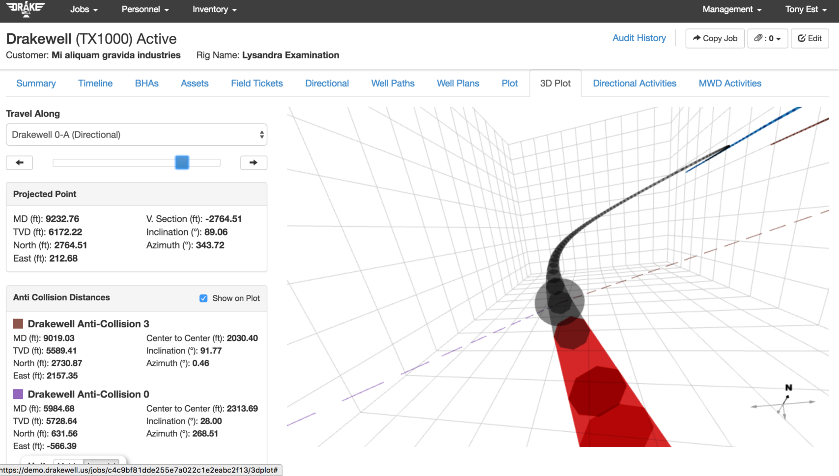 Directional Drilling Calculation Spreadsheet throughout Realtime 3D Plot Visualization Drakewell ...