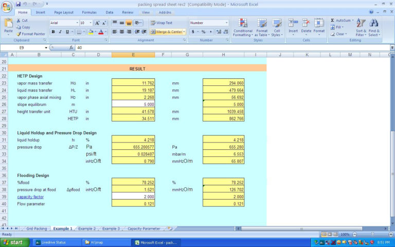 Drainage Calculations Spreadsheet within Steam Boiler: Steam Boiler Xls ...