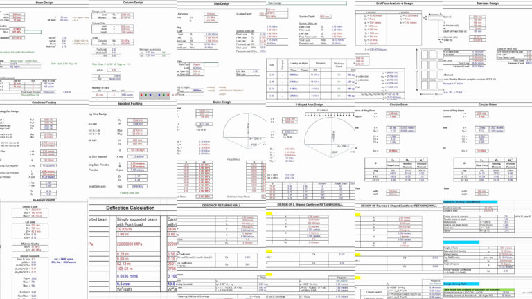 Earthworks Cut And Fill Calculations Spreadsheet throughout Cut And ...