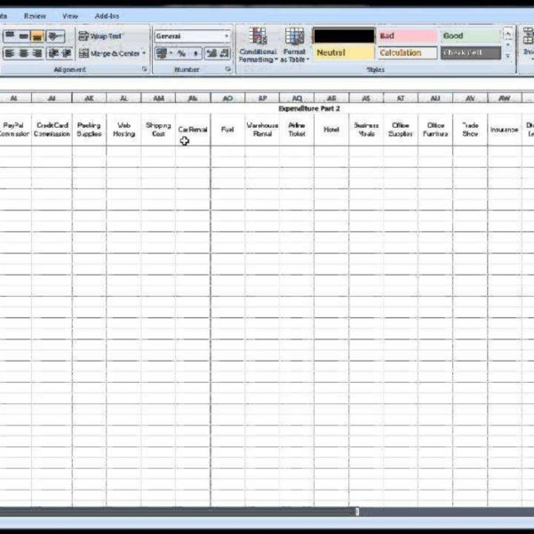 Ebay Spreadsheet Free throughout Free Ebay Spreadsheet Template Using ...
