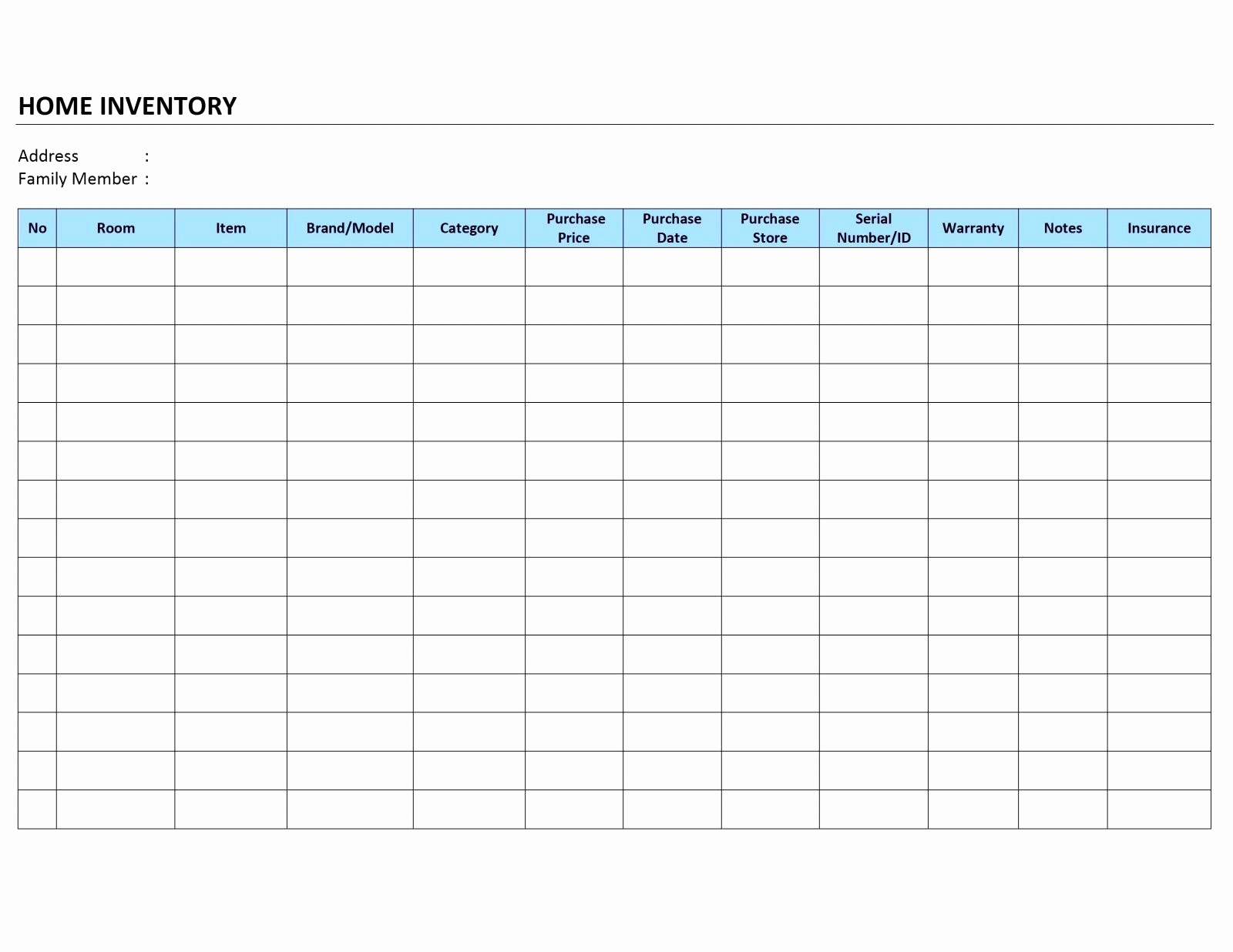 Ebay Spreadsheet Template Free