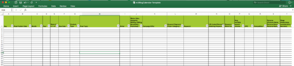 Editorial Calendar Spreadsheet Template — db-excel.com