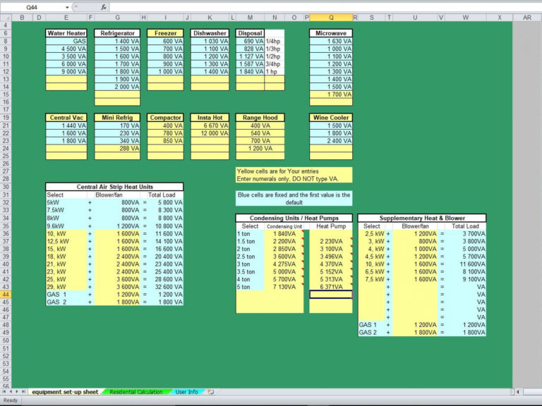 Electrical Load Analysis Spreadsheet — db-excel.com Electrical Load Analysis Spreadsheet — db-excel.com