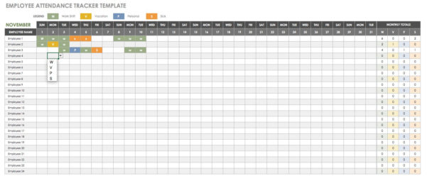 Employee Discipline Tracking Spreadsheet — db-excel.com