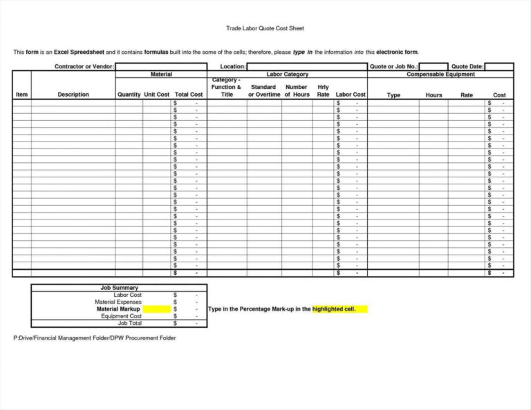 Employee Overtime Tracking Spreadsheet — db-excel.com