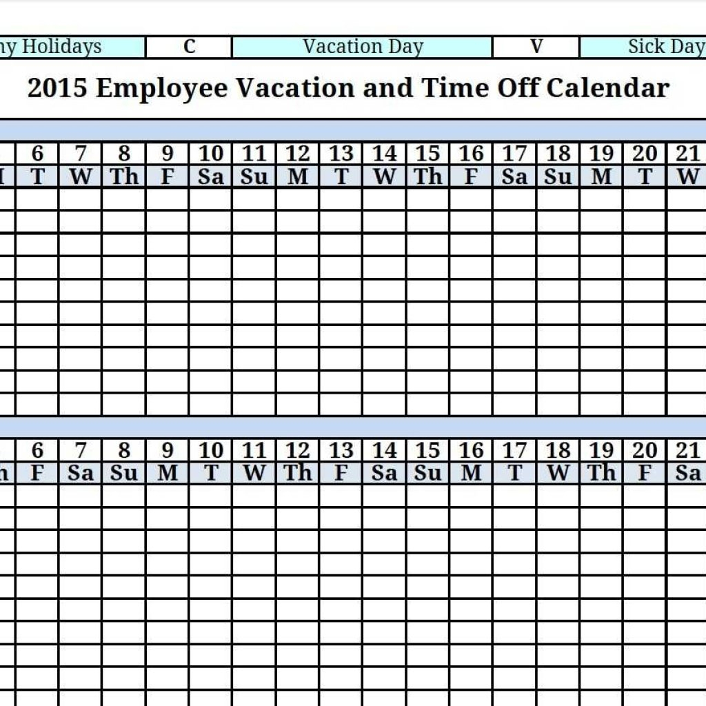 Time Off Tracker Excel Template