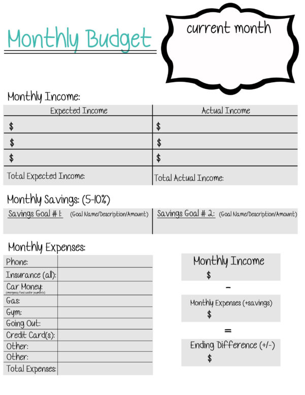 Envelope Budget Spreadsheet in Budget Worksheet Envelope System Fresh ...