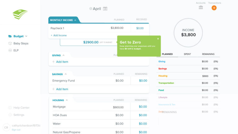 Every Dollar Budget Spreadsheet Intended For Getting Started With
