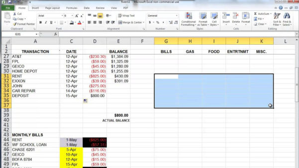 Excel Money Spreadsheet within Spreadsheets To Help Manage Money With ...