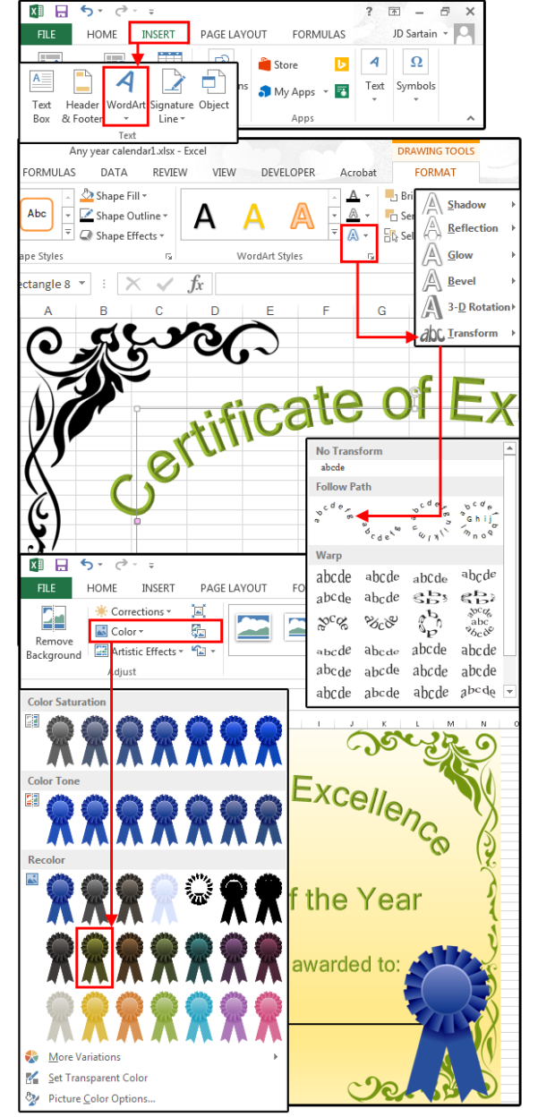 Excel Spreadsheet Certification throughout Bet You Didn't Know Excel Could Do: Graph Paper ...