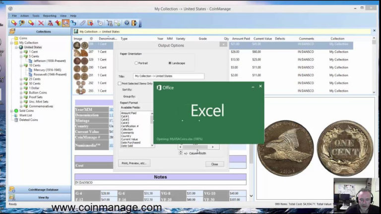 Excel Spreadsheet Coin Inventory Templates — db-excel.com