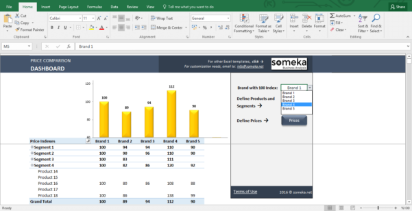 Excel Spreadsheet Compare Tool inside Price Comparison And Analysis ...