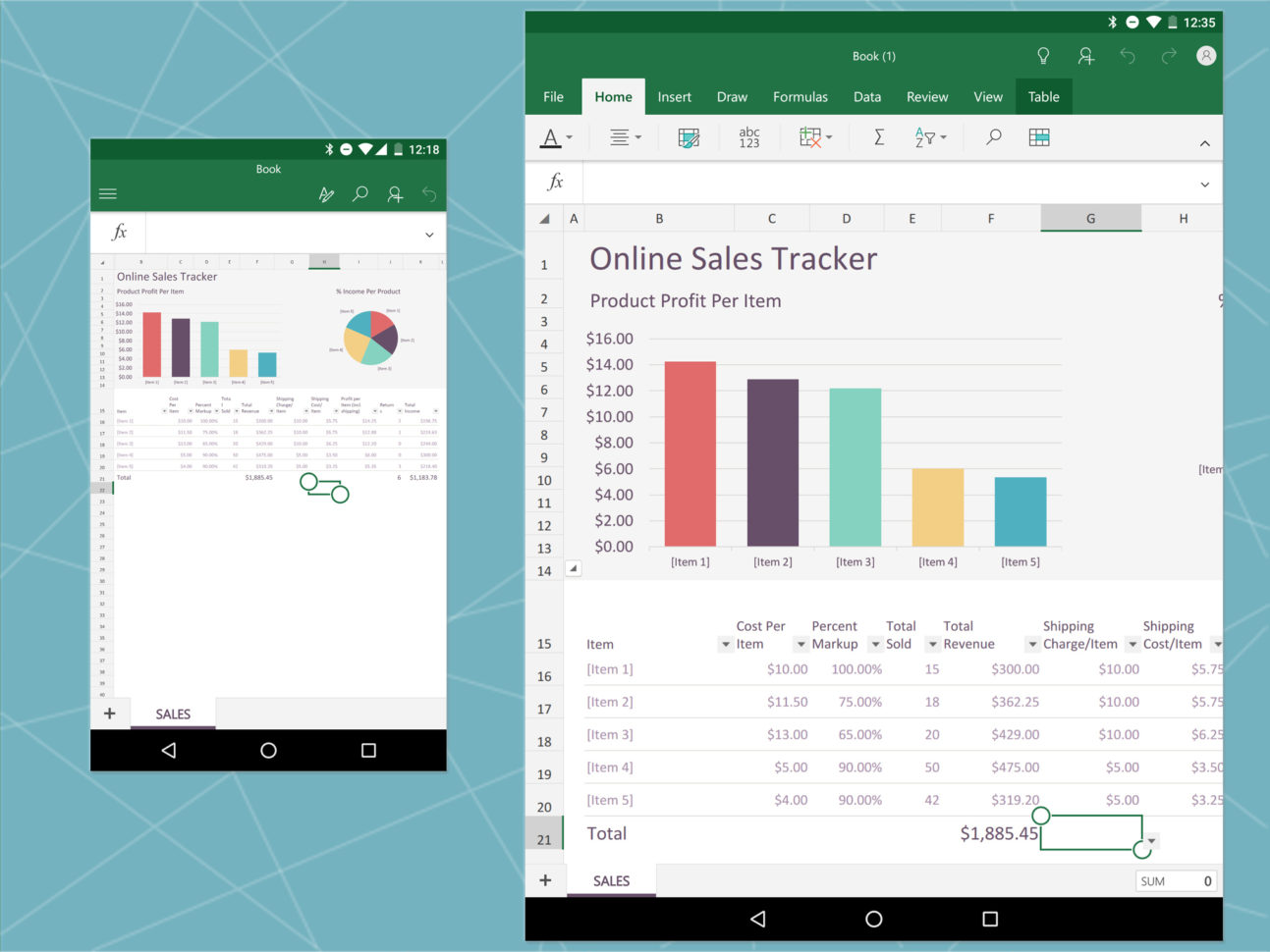Excel Spreadsheet For Android within The Best Office Apps For Android Techconnect — db-excel.com