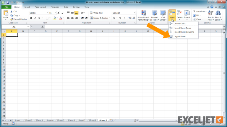 Excel Spreadsheet Video Tutorial regarding Excel Tutorial: How To Insert And Delete Worksheets ...