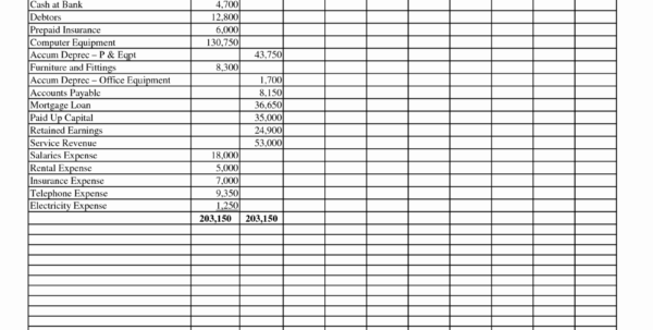 Free Executor Accounting Spreadsheet
