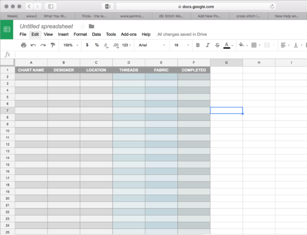 Fabric Inventory Spreadsheet with Top 5 Ways To Inventory Stash ...