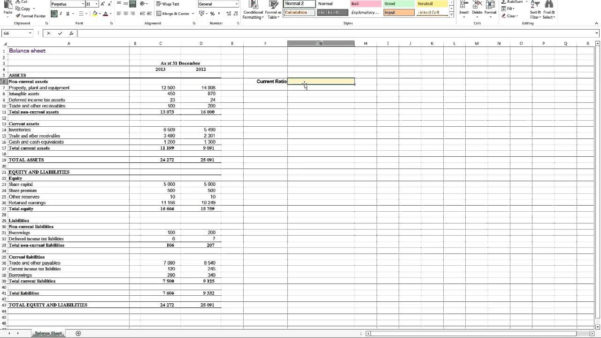 Financial Ratios Excel Spreadsheet — db-excel.com