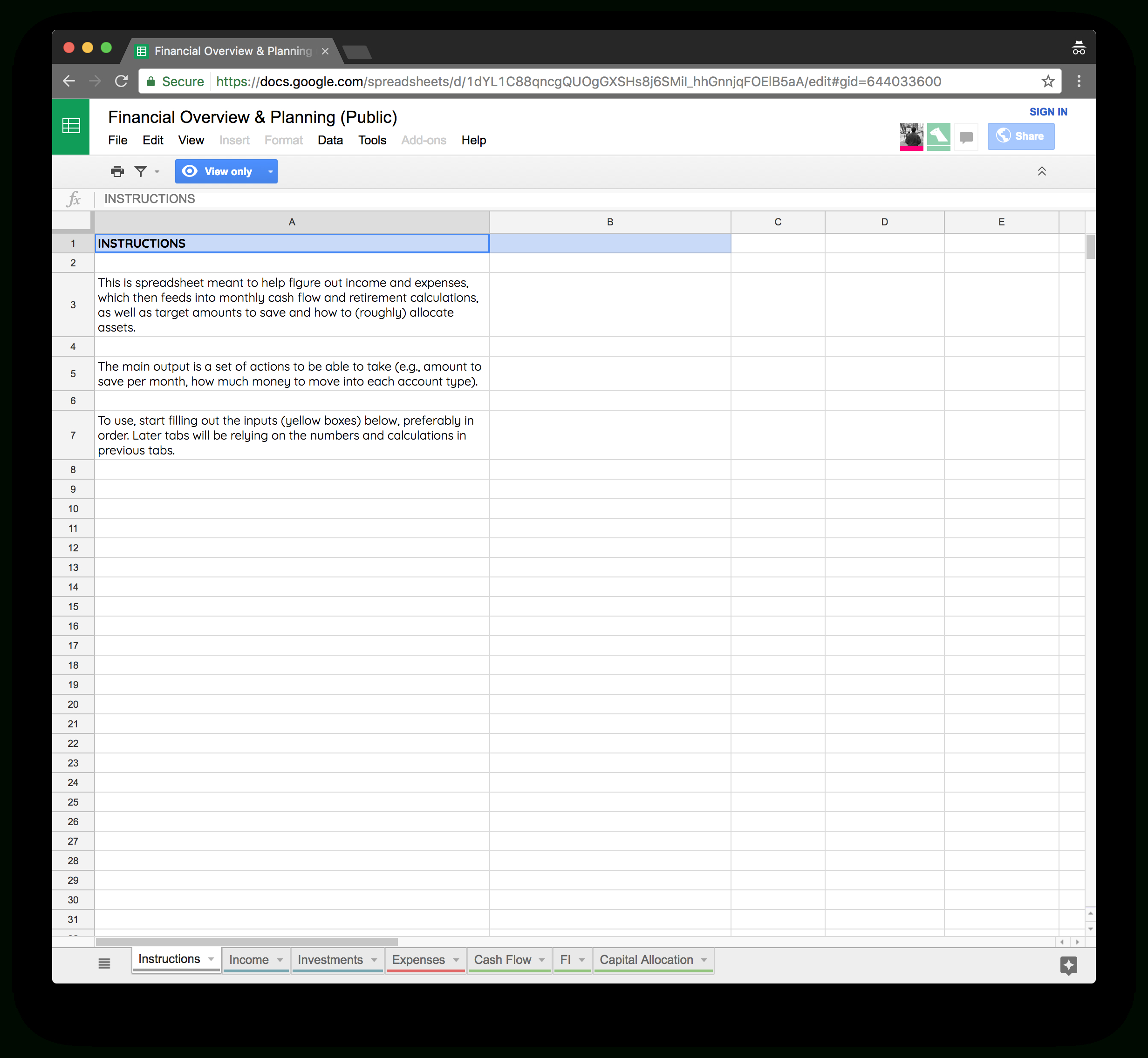 Financial Savings Plan Spreadsheet Db excel Financial Savings Plan Spreadsheet Db excel