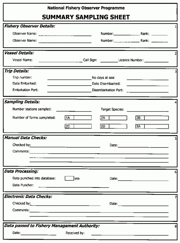 Fishing Log Spreadsheet throughout Appendices — db-excel.com