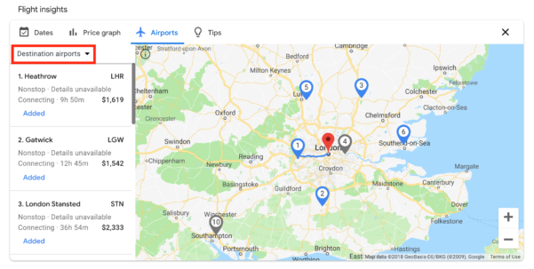 Flight Comparison Spreadsheet pertaining to How To Use Google Flights ...