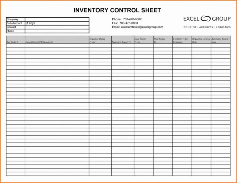 Food Storage Spreadsheet — db-excel.com