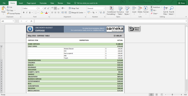 Free Excel Spreadsheet Templates For Budgets — db-excel.com