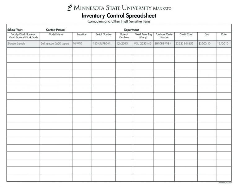 Free Food Inventory Spreadsheet Template with Template Food Cost ...