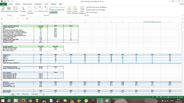 Free Stock Spreadsheet — db-excel.com