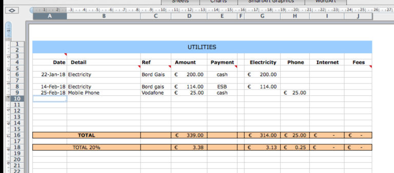 Freelance Bookkeeping Spreadsheet — db-excel.com