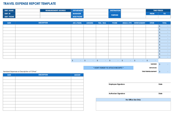 Fuel Expenses Spreadsheet — db-excel.com