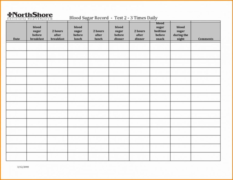 Glucose Tracking Spreadsheet for Diabetes Spreadsheet Large Size Of ...