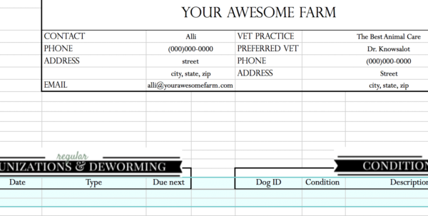 Goat Record Keeping Spreadsheet Spreadsheet Downloa goat record keeping ...