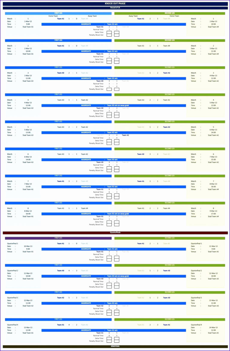 Golf League Spreadsheet Free — db-excel.com