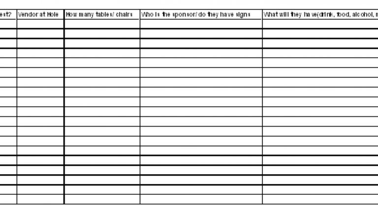 Golf Pairings Spreadsheet — db-excel.com