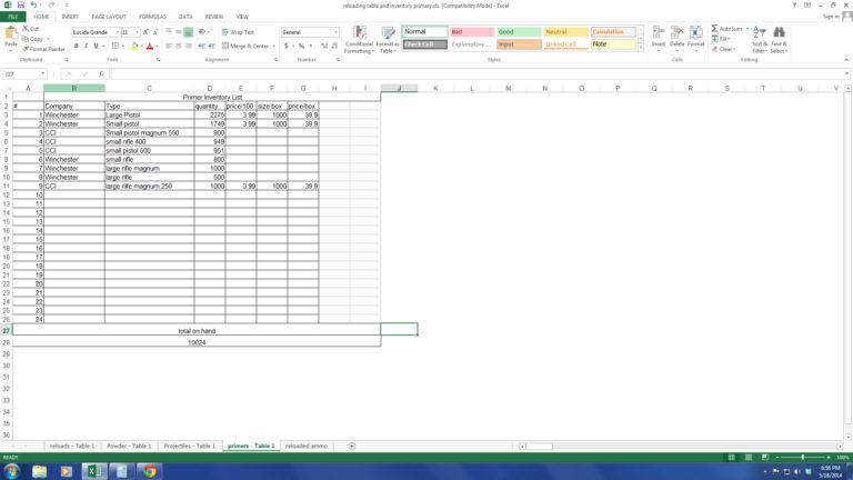 Grain Inventory Management Spreadsheet pertaining to Grain Inventory ...