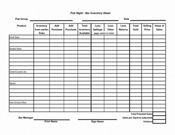 Gun Inventory Spreadsheet — db-excel.com