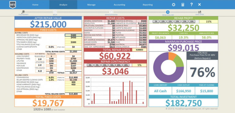 House Flip Spreadsheet Worksheet — db-excel.com
