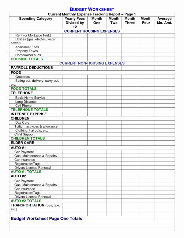 Housekeeping Budget Spreadsheet in Housekeeping Linen Inventory ...