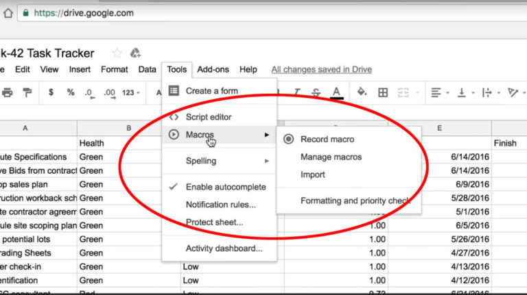 How To Create A Macro In Google Spreadsheet in Google Spreadsheets Has Received Macro Support ...