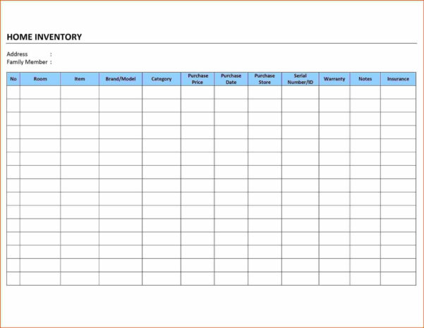 How To Create An Inventory Spreadsheet In Excel for Inventory ...