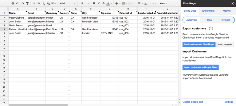 How To Insert Data In Google Spreadsheet with How To Import Trial And ...