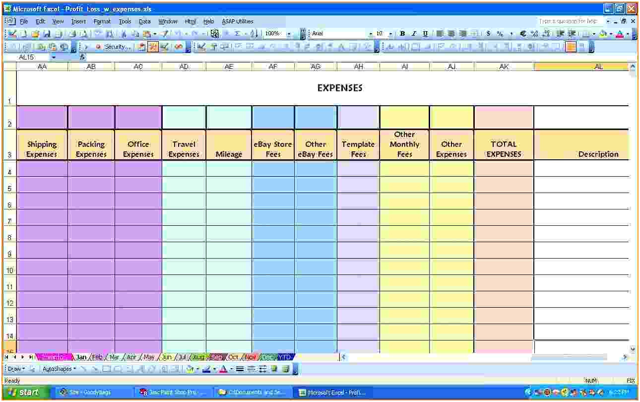 How To Make An Excel Spreadsheet For Monthly Expenses Inside Famous 