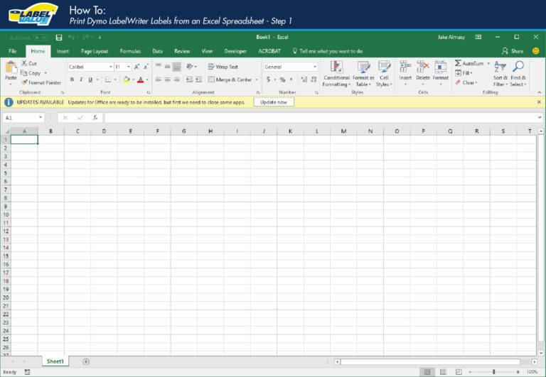 How To Make Labels From Excel Spreadsheet with regard to How To Print ...